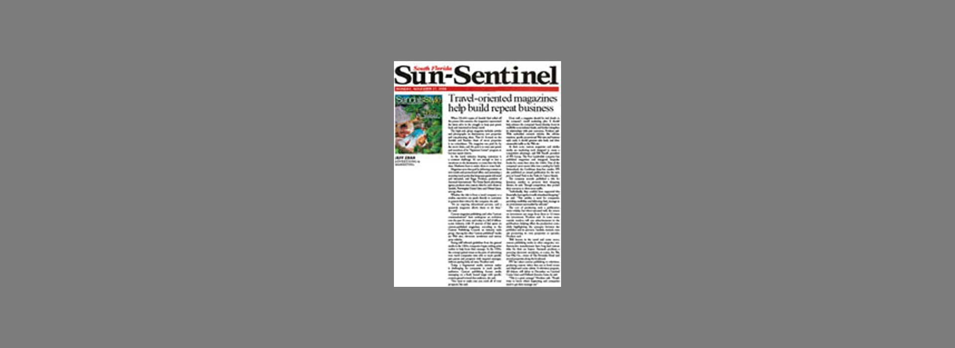 South Florida Sun-Sentinel Highlights Starmark Custom Publishing's ...